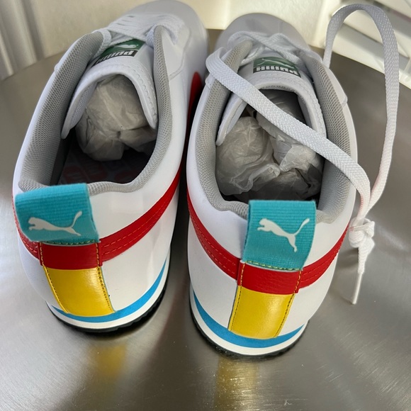 Puma | Shoes | Brand New Roma Game White High Risk Redblack | Poshmark